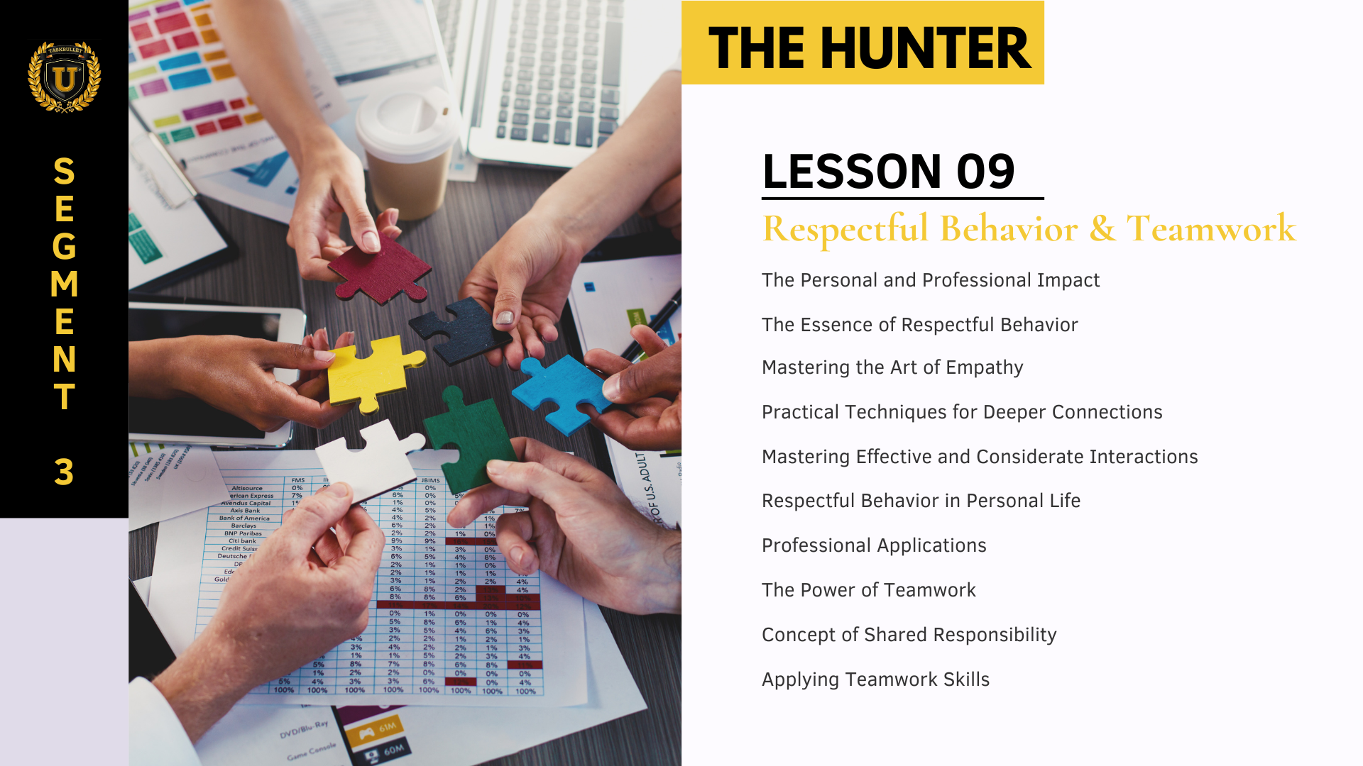 Lesson 09 - Respectful Behavior and Teamwork - TaskBullet University